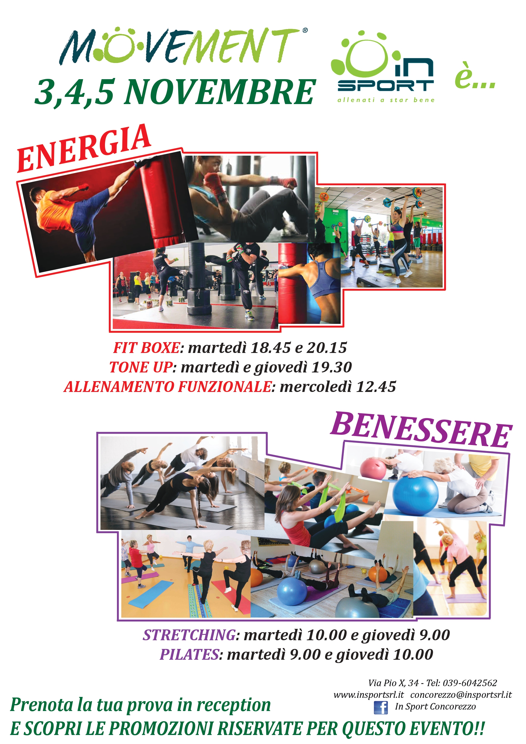 In Sport - Concorezzo | Allenati a star bene